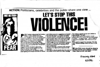 Zero Tolerance 1992 Campaign: Political and Media Response | Views ...
