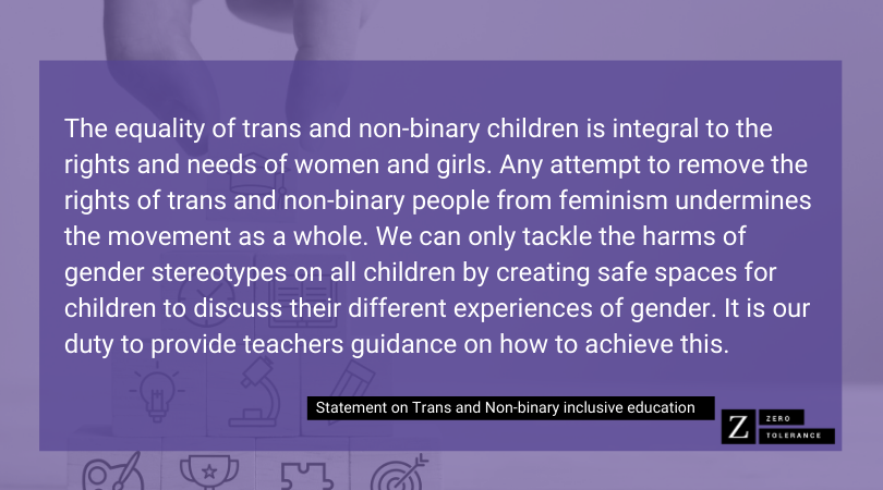 Statement on Trans and Non-binary inclusive education | News and events ...